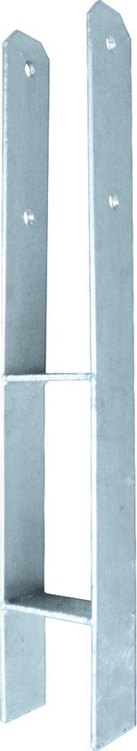 H Anchor, H Form Post Support 91x400x40x4 mm Hot Dip Galvanized | bol.com
