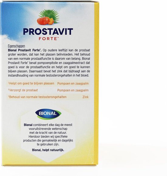 Bional Prostavit Forte - Supplement - Behoud normale prostaat en ...