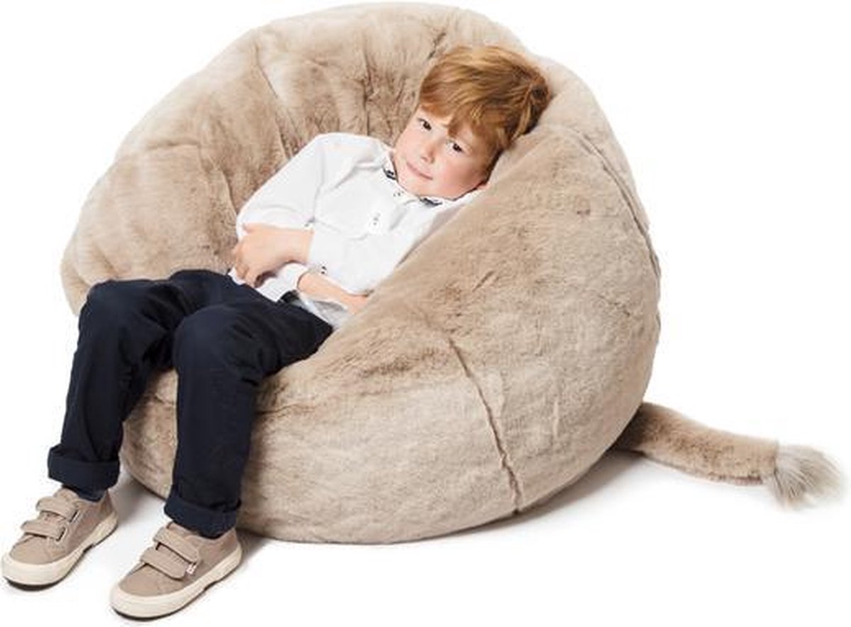 Wild & Soft - Zitzak olifant - Poef - Extra zacht - Handgemaakt | bol.com