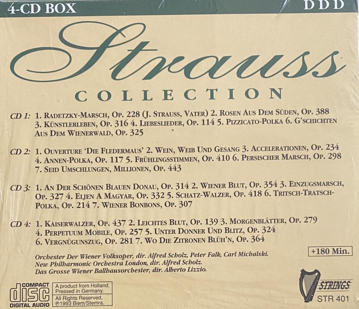 Strauss collection 4-CD box, Strauss | CD (album) | Muziek | bol