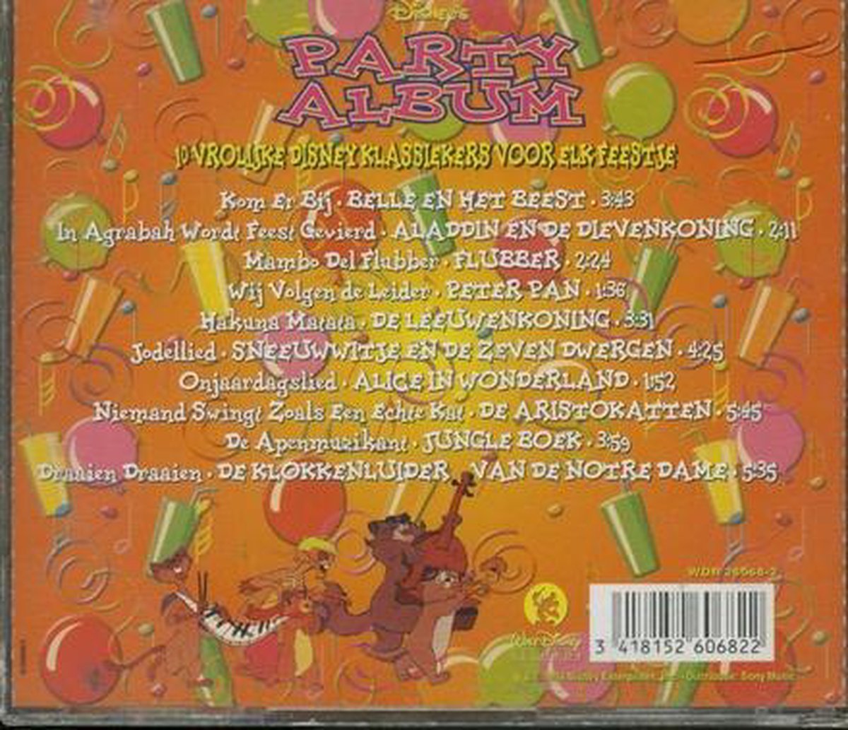 Disney's party album : 10 vrolijke Disney klassiekers, Disney | CD ...