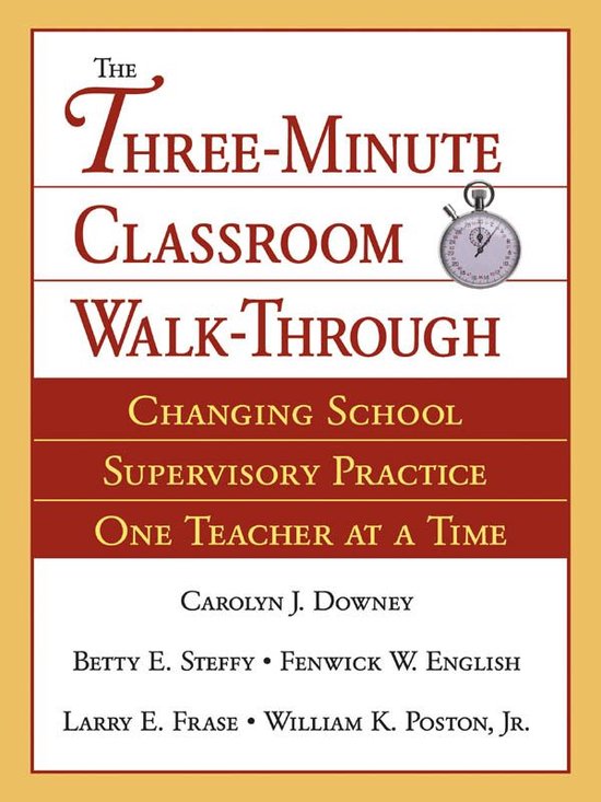 The Three-Minute Classroom Walk-Through (ebook), Carolyn Downey ...