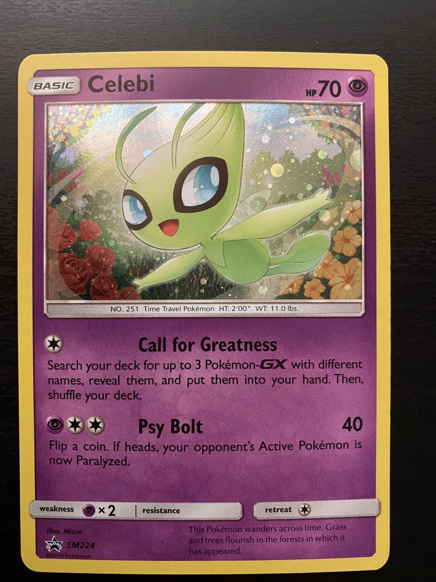 Celebi - Pokemon kaart / card - Hollow | Games | bol.com