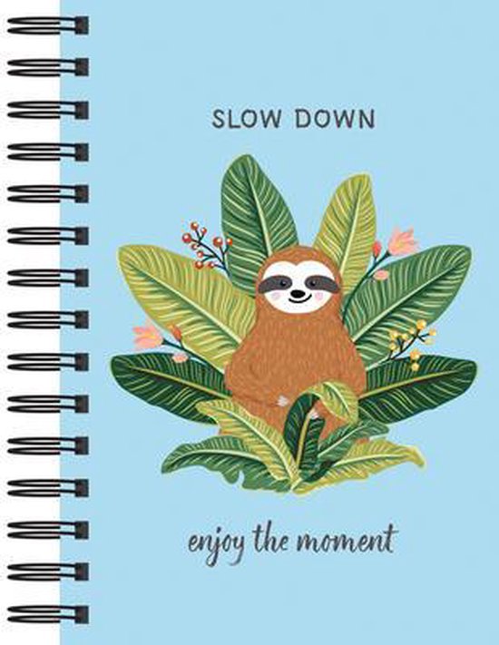 Sloth Journal - Slow Down: Enjoy the Moment (Journal / Notebook / Diary ...