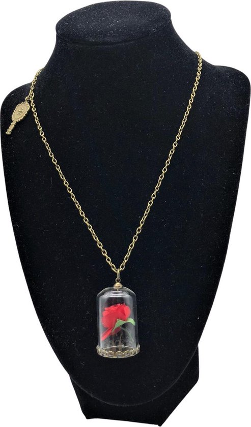Enchanted Rose, Ketting, Hanger, Roos, Stulp, Sprookje, Huwelijk ...