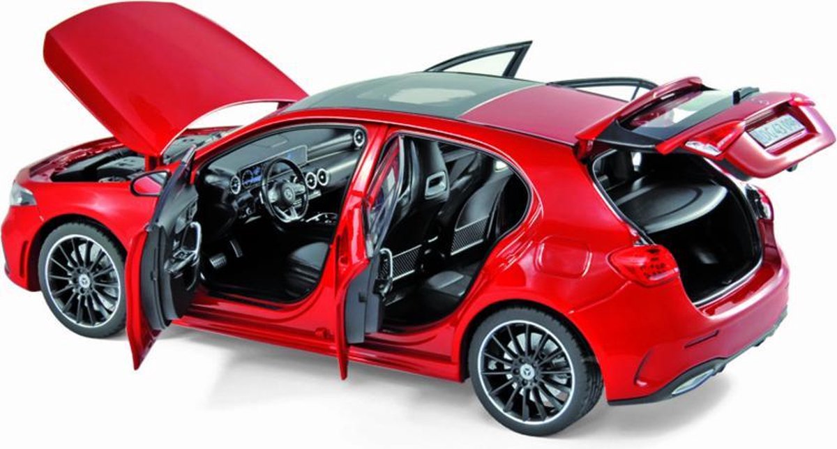 2018 Mercedes-Benz A Klasse (Rood) 1/18 Norev - Modelauto - Schaalmodel ...