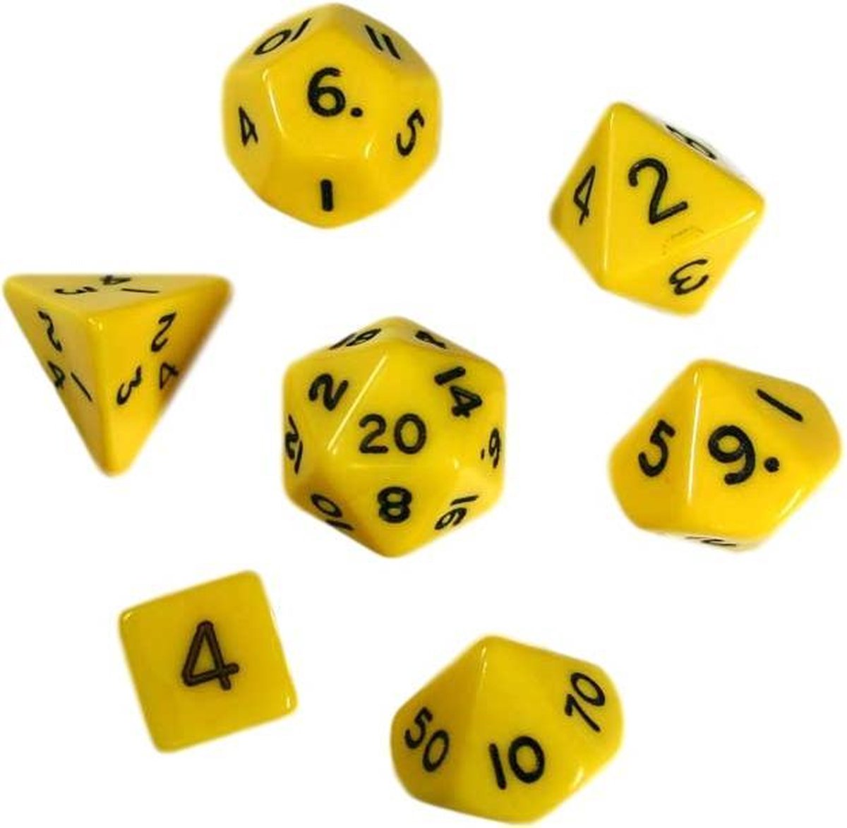 Polydice set 7 stuks - Polyhedral dobbelstenen set | dungeons and ...