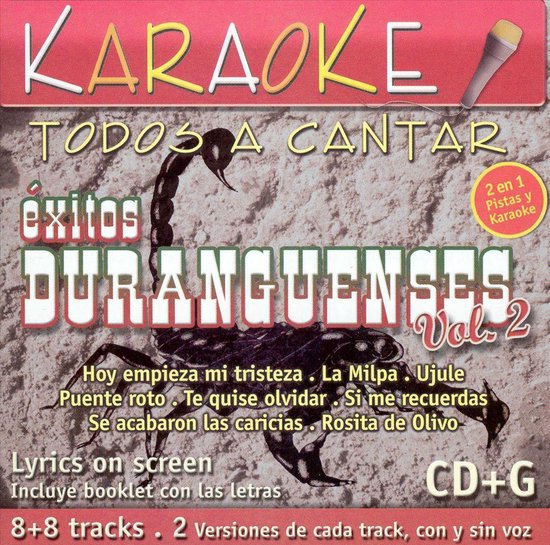 Karaoke: Exitos Duranguenses, Vol. 2, Karaoke | CD (album) | Muziek | bol
