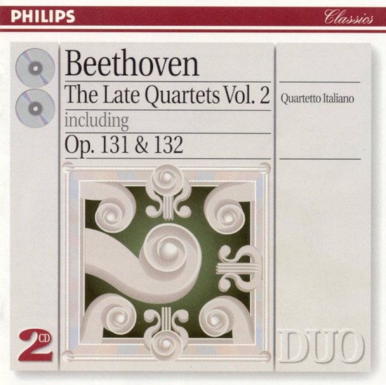 Beethoven: Late Quartets, Vol. 2, Quartetto Italiano | CD (album) | Muziek | bol.com