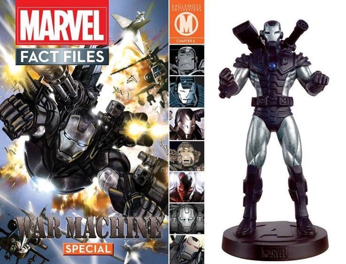 Marvel War Machine Statue avec magazine - Figurine articulée 15cm | bol.com