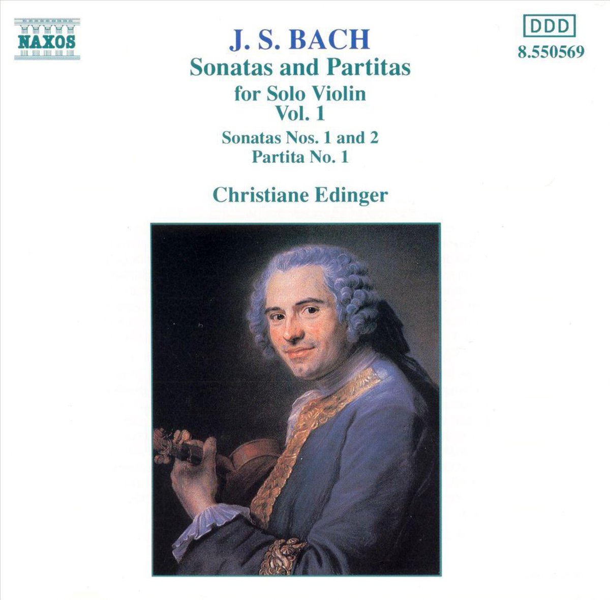 Bach: Violin Sonatas & Partitas Vol 1 / Edinger, Christiane Edinger ...
