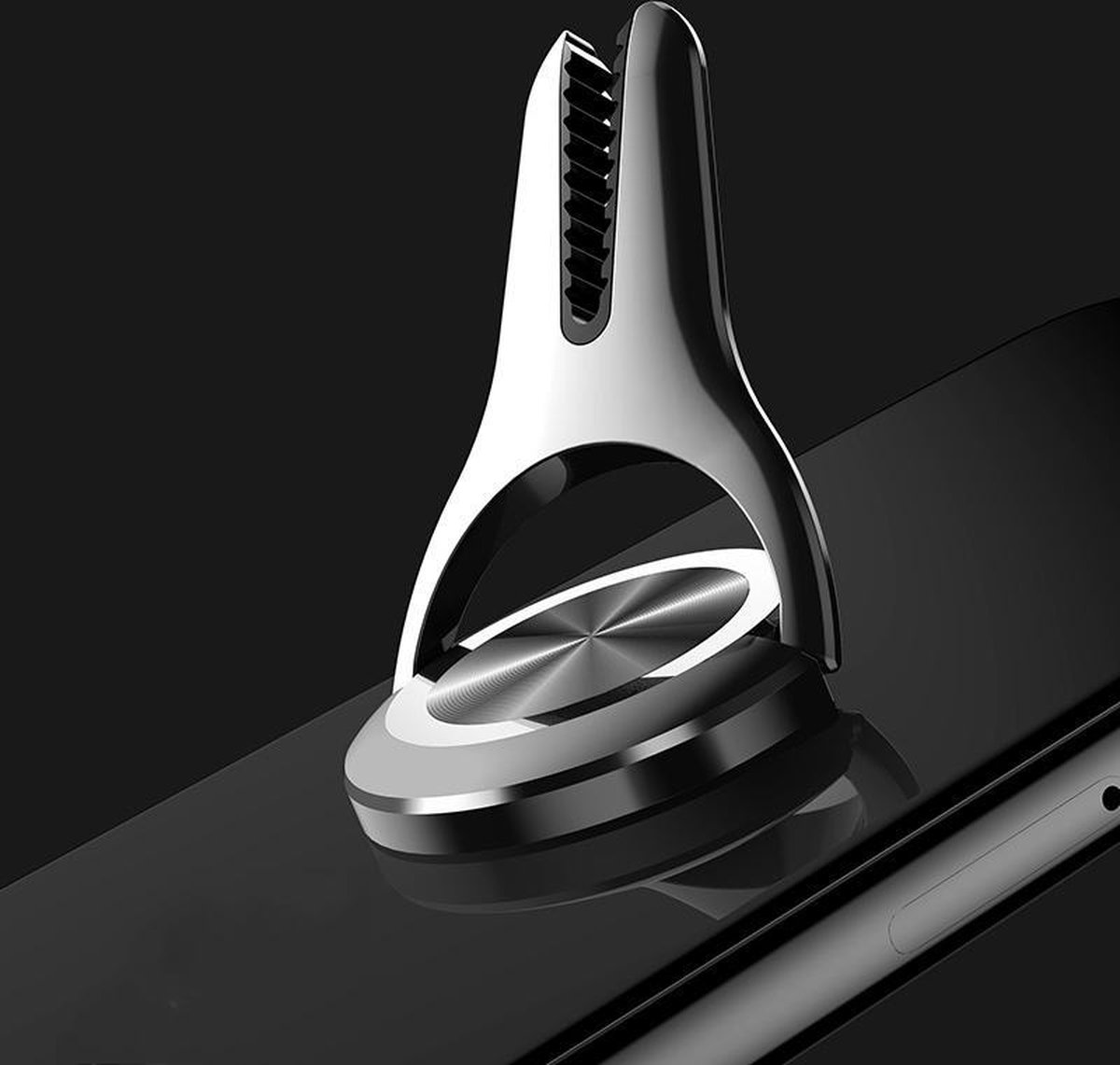 24ME® - Luxe de téléphone de luxe et bouton en 1 - Acier - Universel - Popsocket -... | bol.com