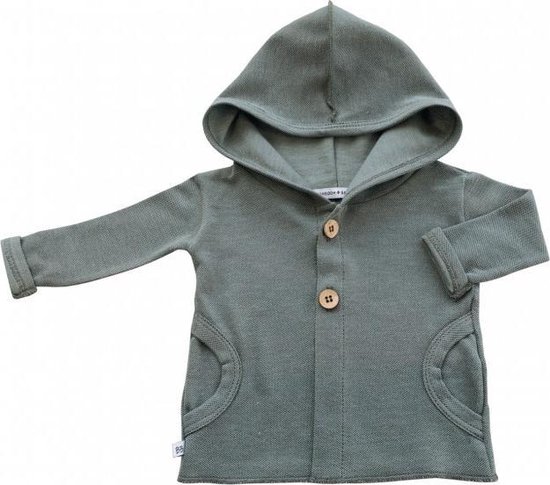 Bamboom Dubbelzijdig Jasje Olive Green Mt. 68 | bol.com