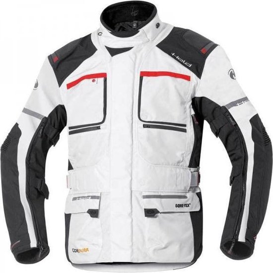 Held Carese II Grey Red Textile Motorcycle Jacket L | bol.com