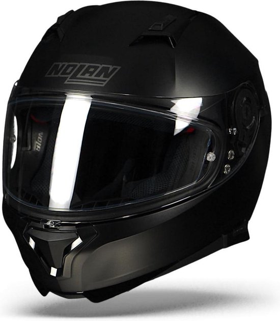 Nolan N87 Classic N-Com Zwart Matte Integraalhelm - Motorhelm - Maat ...