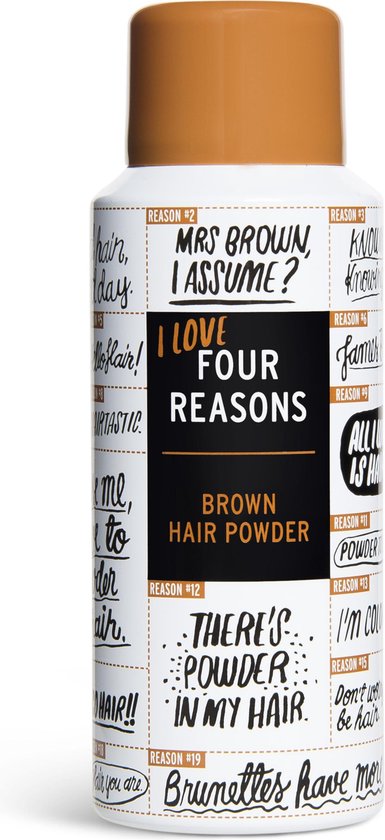 Four Reasons - Brown Hair Powder 100ML | bol.com
