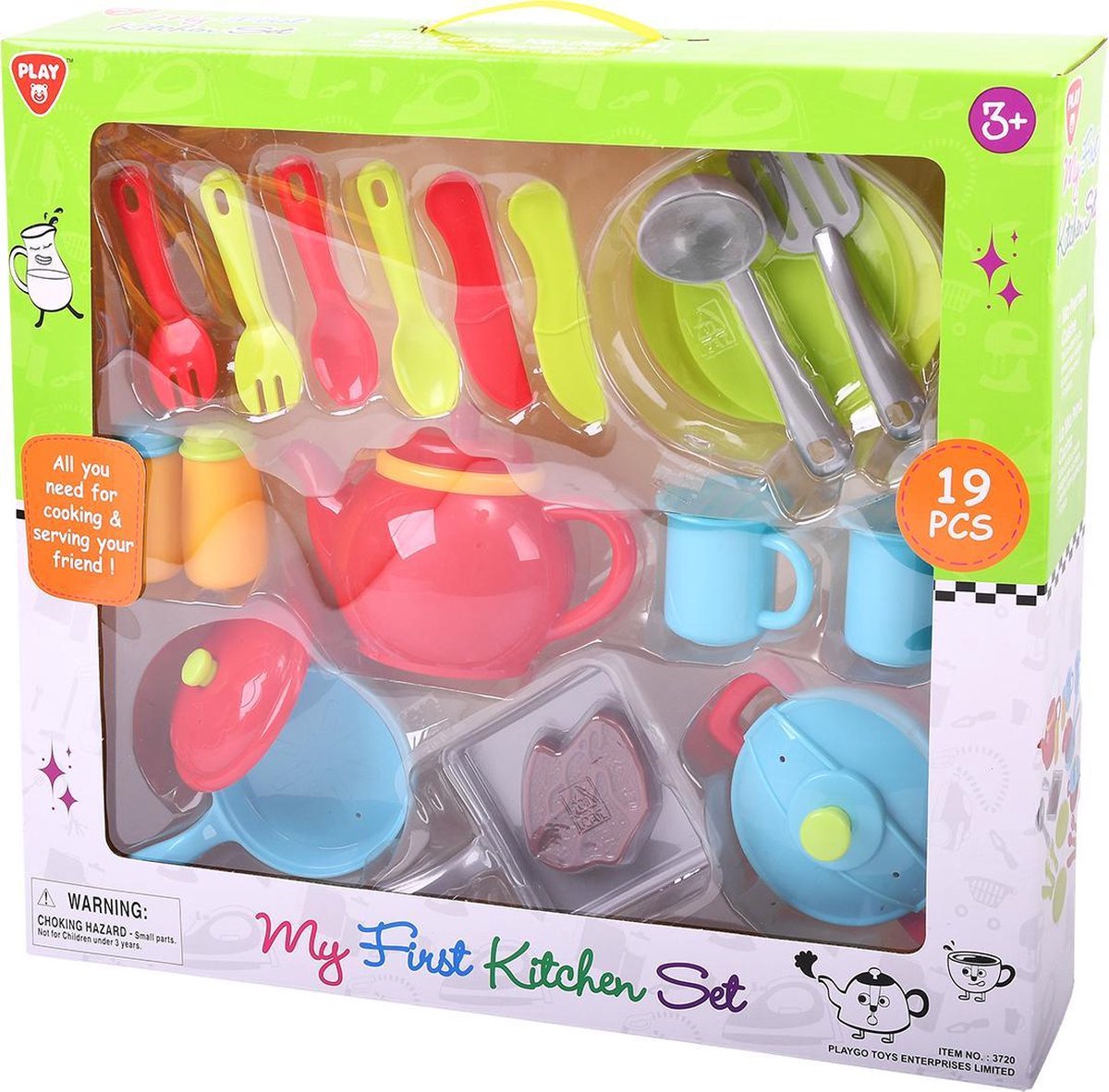 Playgo My First Kitchen Set, 19 pièces | bol.com
