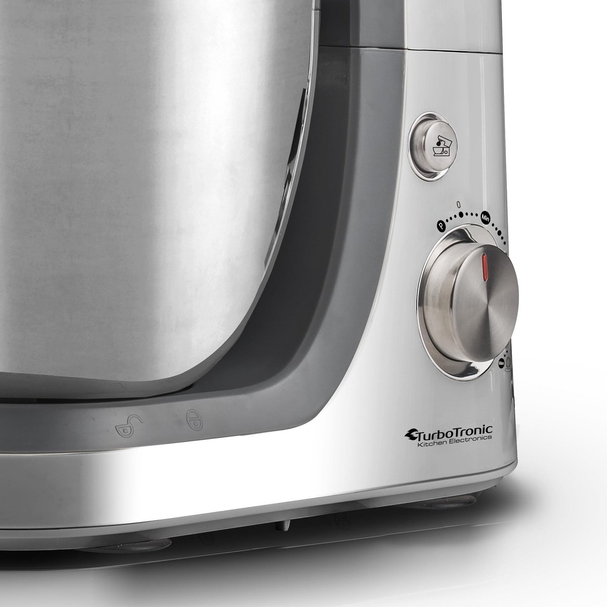 TurboTronic TT-017 Keukenmachine - Mixer - 4.3 Liter - Zilver | bol.com
