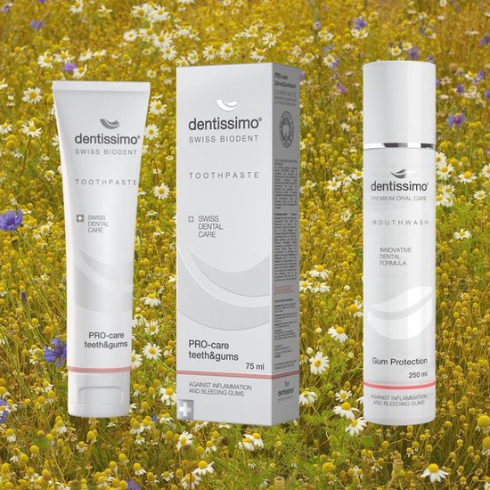 Dentissimo - Toothpaste Pro Care Paste For Teeth Pro Protection 75Ml | bol