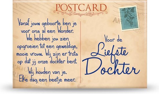Magneet "Liefste dochter" | bol.com