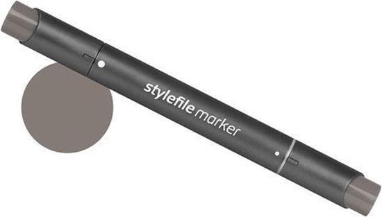 Stylefile Twin Marker - Neutraal Grijs 4 - Deze hoge kwaliteit stift is ...