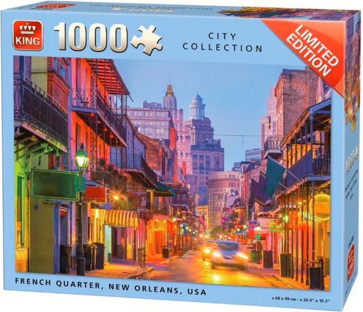 KING CITY COLLECTION FRENCH QUARTER NEW ORLEANS USA PUZZEL 1000 stukjes ...