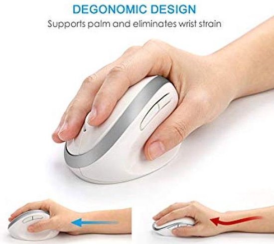 Jelly Comb Wireless Muis Verticale Ergonomische, 2.4 G Wireless Optical ...