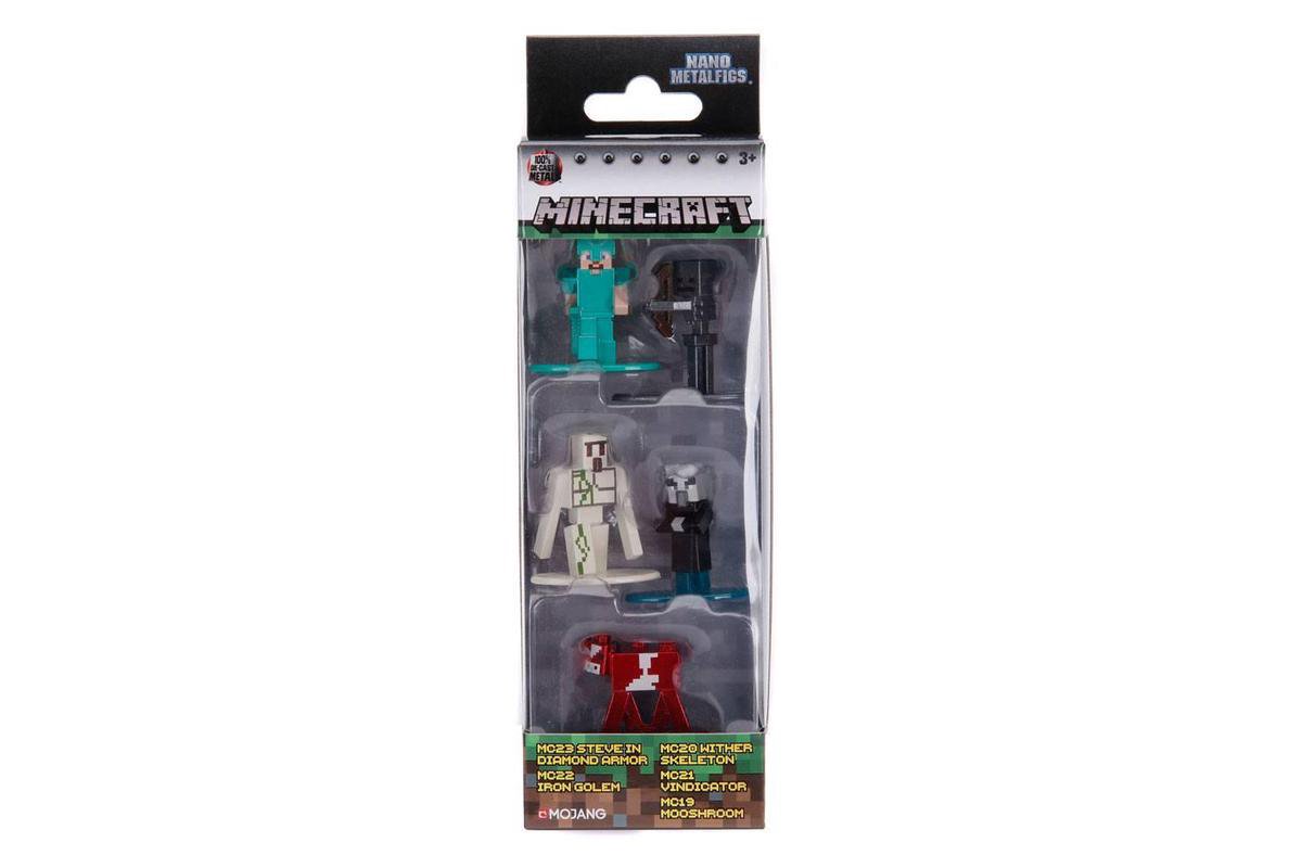 Minecraft Nano Metalfigs Diecast Mini Figuren 5-Pack Wave 2 | bol.com