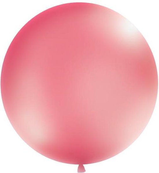"""Balloon 1m, round, Metallic fuchsia""" | bol