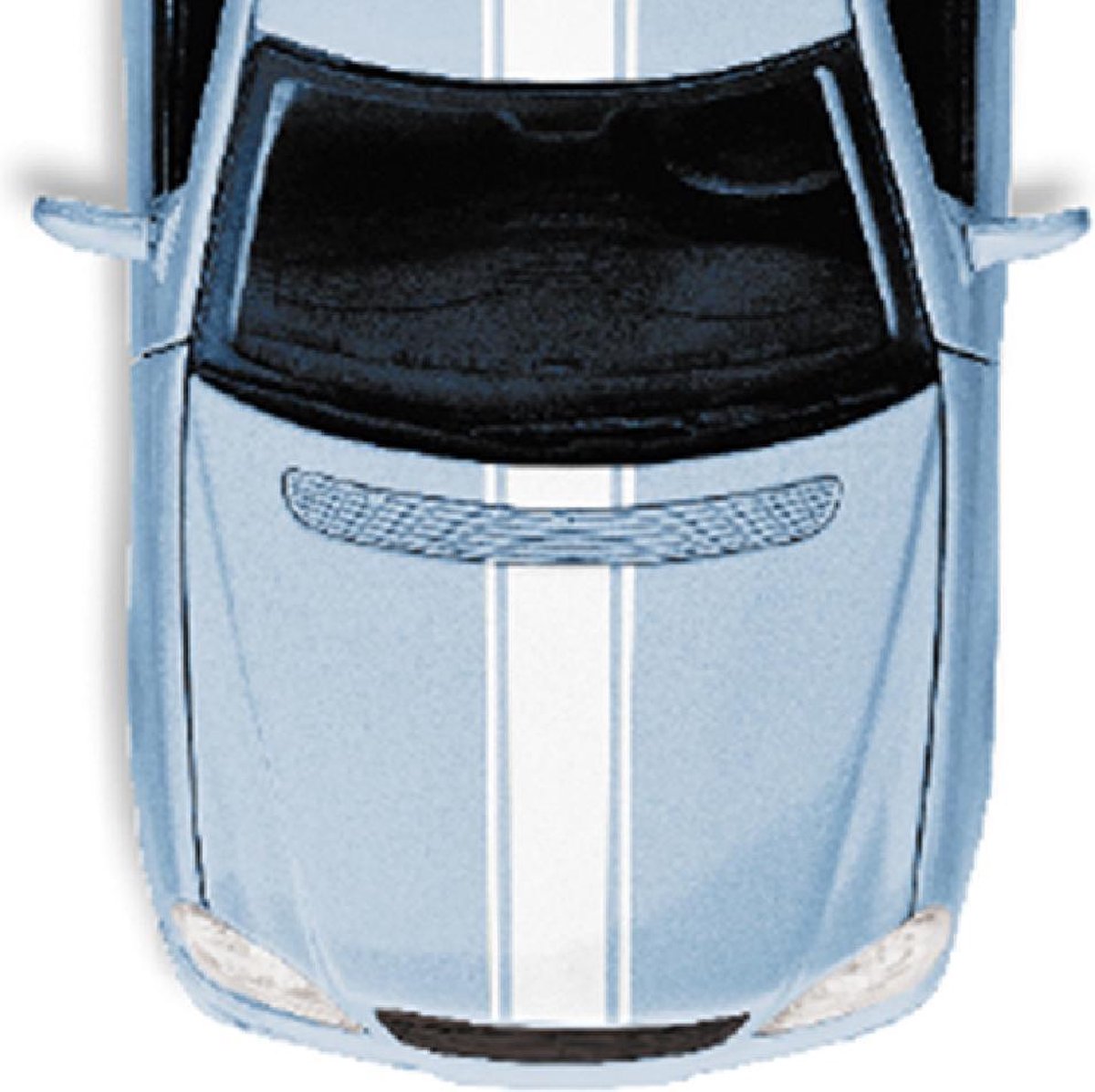 Auto striping tape, viperstriping,racing stripes, 22 meter totaal: 2 ...