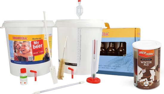 Brewferm® Startpakket bier brouwen All-in - Winter Ale - all-in bierbrouwpakket met... | bol.com