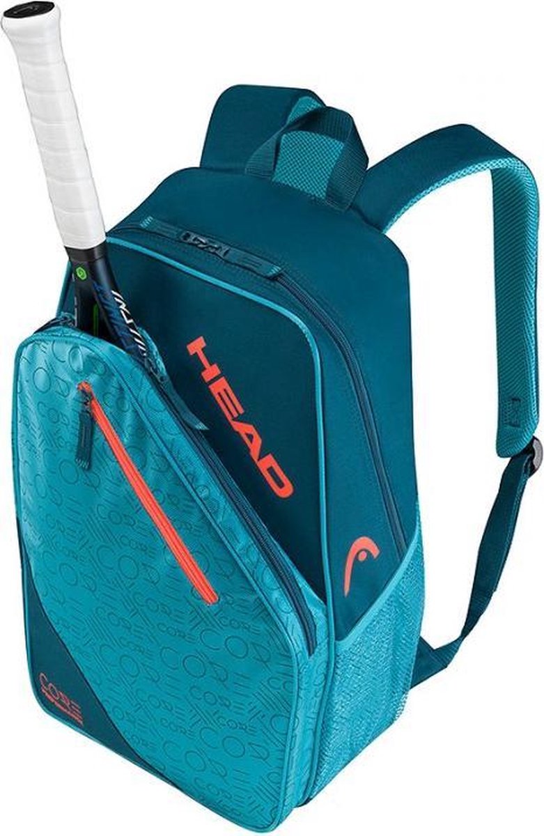 bol.com | HEAD Core Backpack rugtas tennistas blauw oranje