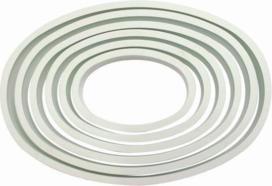 PME Plastic Cutter Oval Set/6 | bol