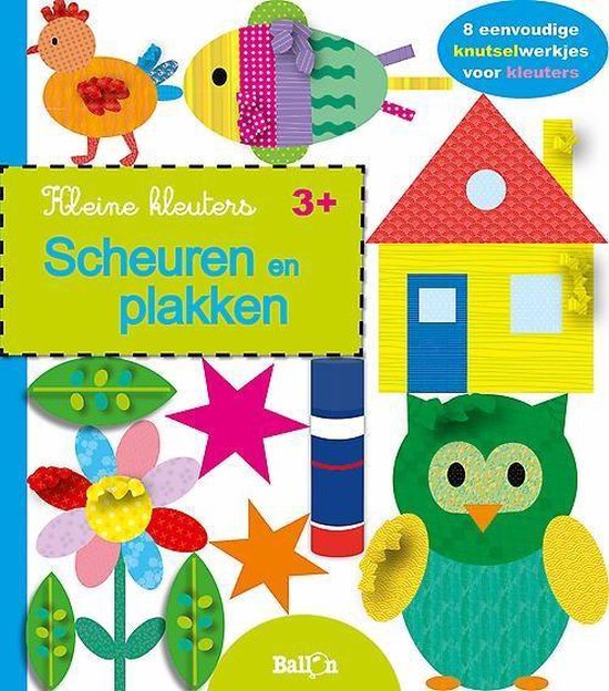 Knutselwerkjes voor kleuters - Scheuren en plakken, Kleine kleuters ...