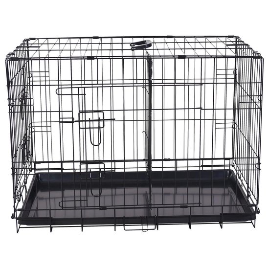 Adori Bench Divider Zwart - Hondenbench - 76.6 x72.3 cm | bol