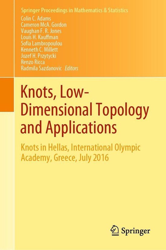 Springer Proceedings In Mathematics And Statistics 284 Knots Low Dimensional Topology Bol