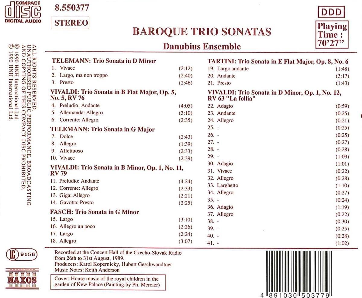 Danubius-Ensemble - Baroque Trio Sonatas (CD), various artists | Muziek ...