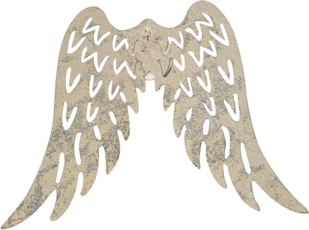 Vleugels - Home deco - Vleugels - Metaal - Parelmoer - 6cm - Creotime ...