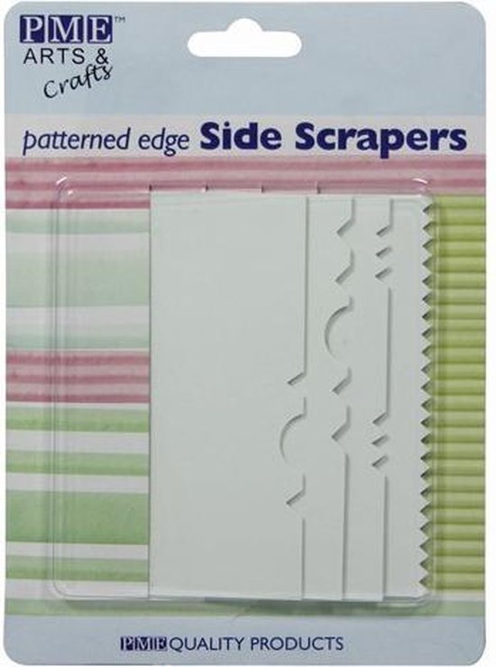 PME Pattern Edge Side Scraper Set/4 | bol