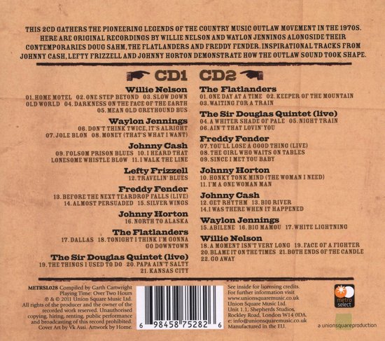 Roots Of The Country Outlaws, various artists | CD (album) | Muziek | bol
