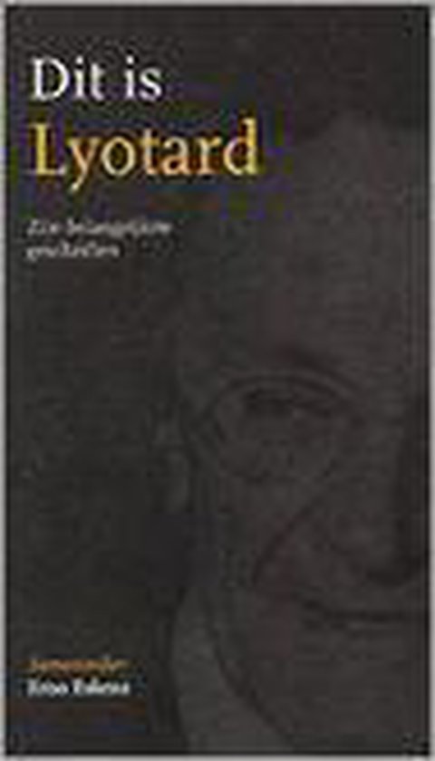 Dit is lyotard, J.-F. Lyotard | 9789039108840 | Boeken | bol