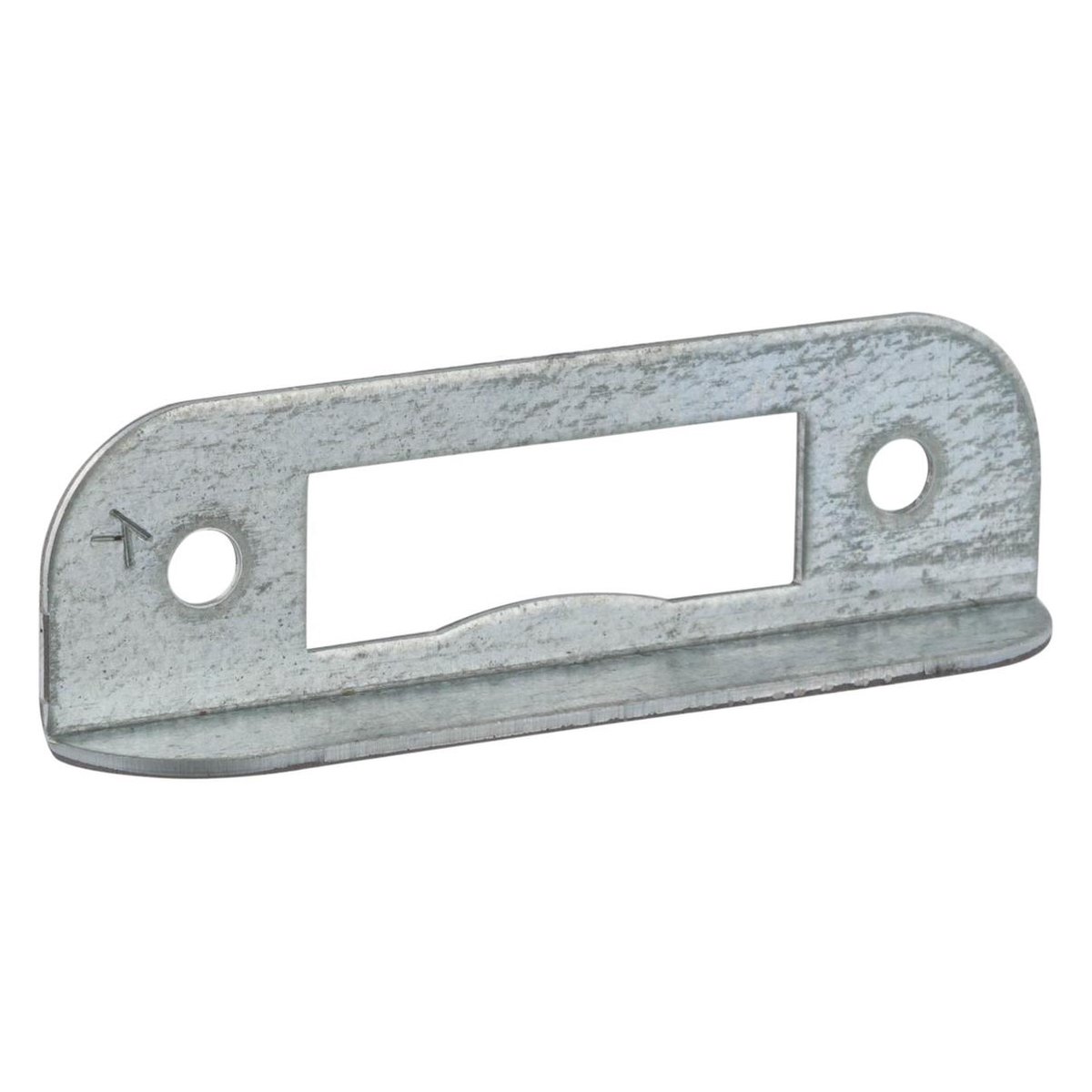 Nemef Hoeksluitplaat - afgerond - 80 x 24 x 12 mm (LxBxH/B+LIP) - staal ...