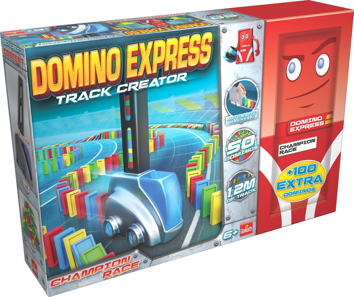 Goliath Domino Express Track Creator + 100 Dominos | bol.com