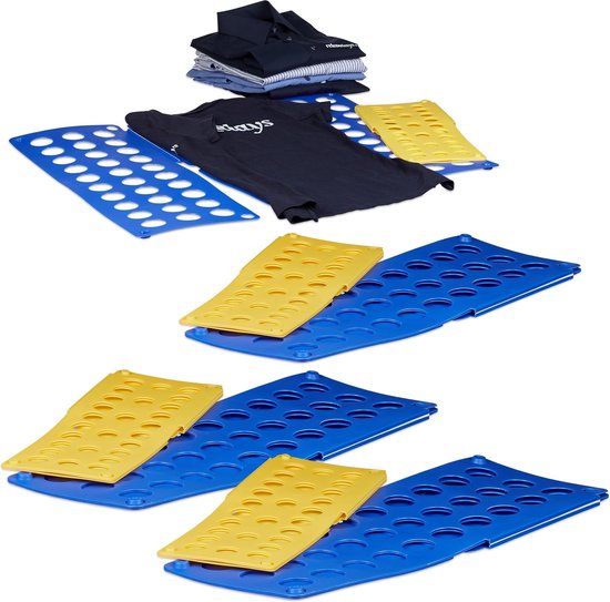 relaxdays 8 x aide au pliage - planche pliante - flipfold - vêtements ...