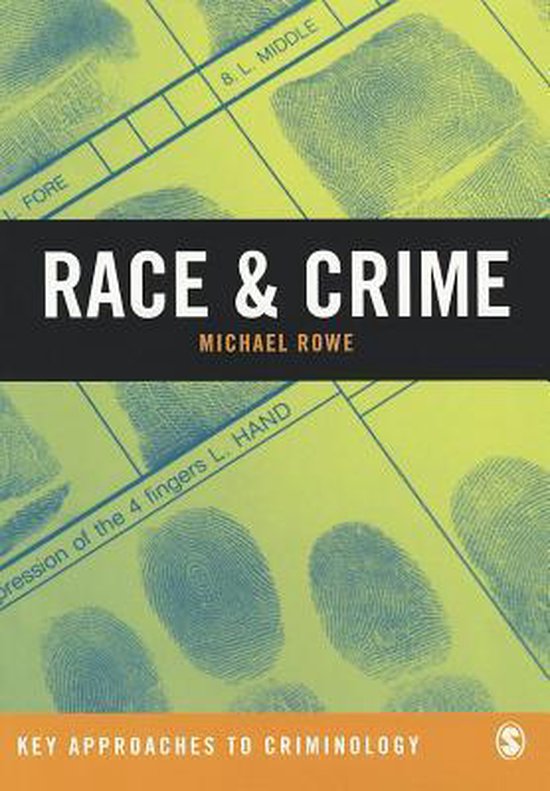Race & Crime | 9781849207270 | Michael Rowe | Boeken | bol.com