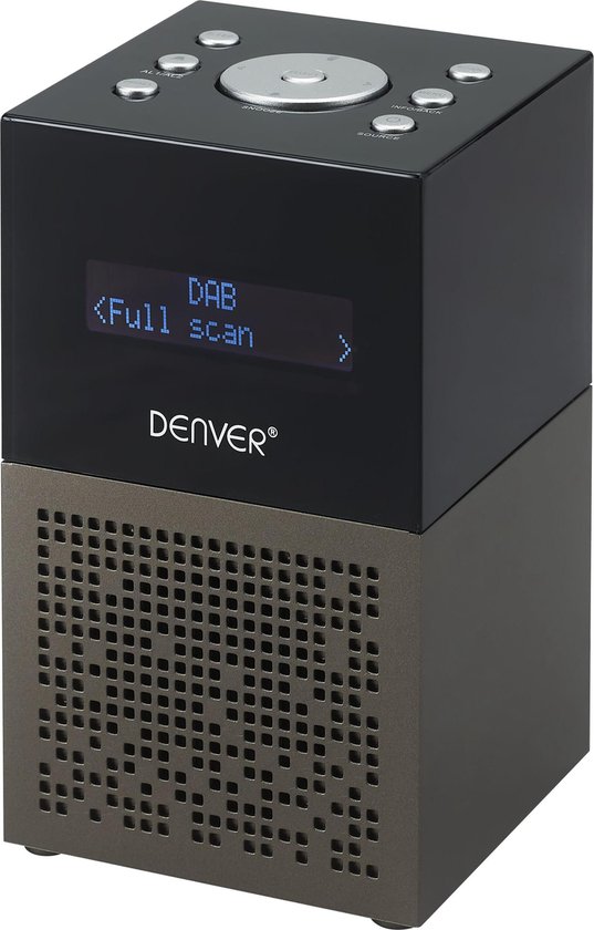 Denver Wekkerradio - DAB Radio - Dual alarmklok en Dimmer - Digitale Wekker - FM Radio... | bol
