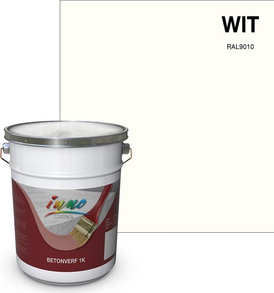 Beton vloercoating - Vloerverf / coating voor betonvloeren - Wit (RAL ...