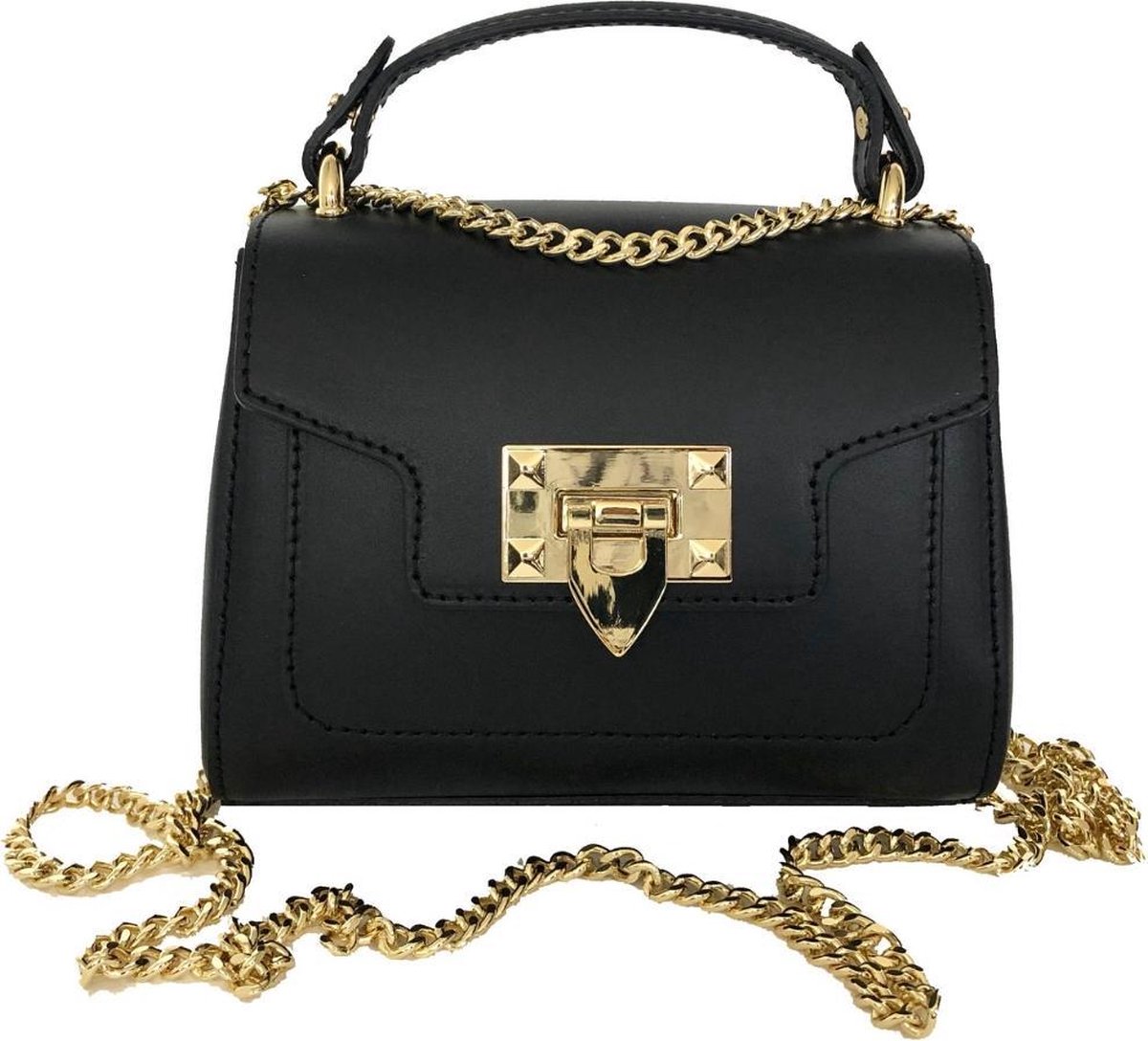 TOUTESTBELLE - Klein leer handtasje - Schoudertasje, crossbody tasje ...