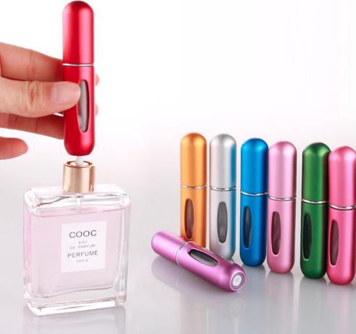 Mini Parfum Flesje | Lipstick Formaat Navulbare Parfum Verstuiver | bol.com