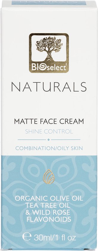 BIOselect Matte Face Cream - Shine Control (vette/gecombineerde huid) | bol